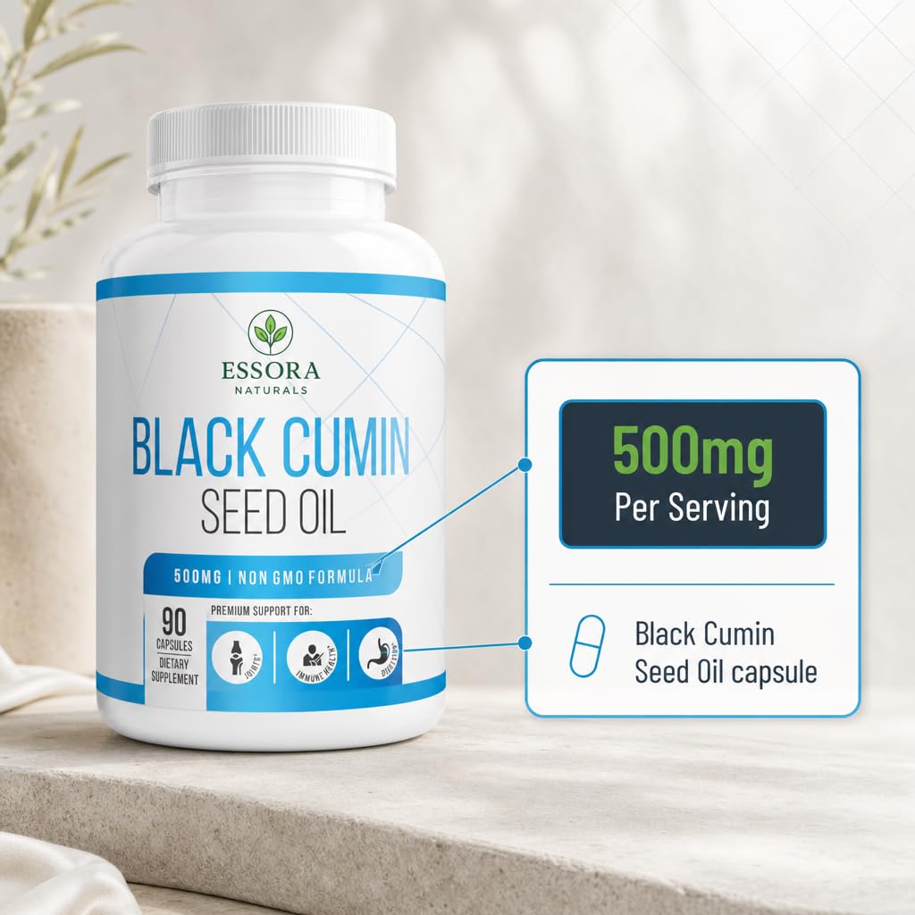 500 mg Black Seed Oil health benefits