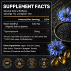 500 mg black seed oil softgels