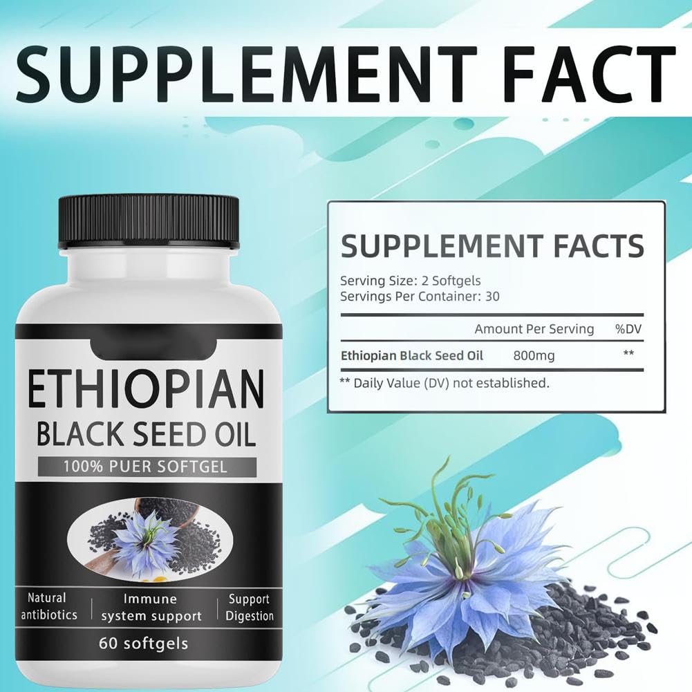 500 mg black seed oil softgels