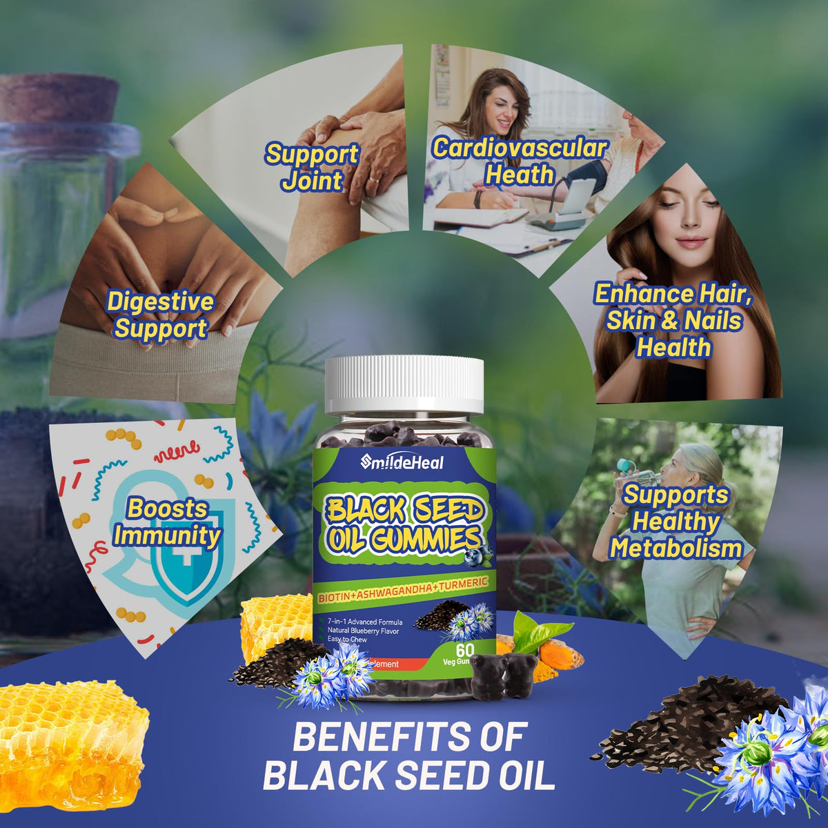 500 mg black seed oil supplement
