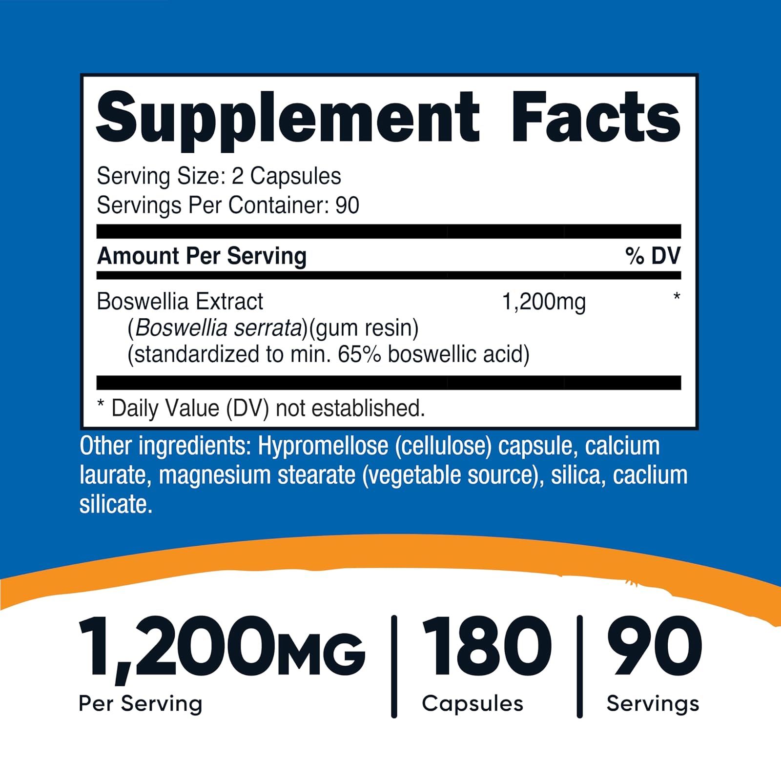 500 mg Boswellia for joint support
