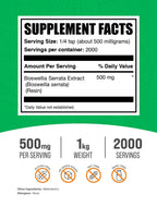 500 mg Boswellia powder for inflammation relief