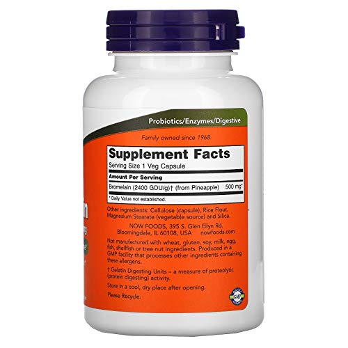500 mg bromelain for digestive wellness