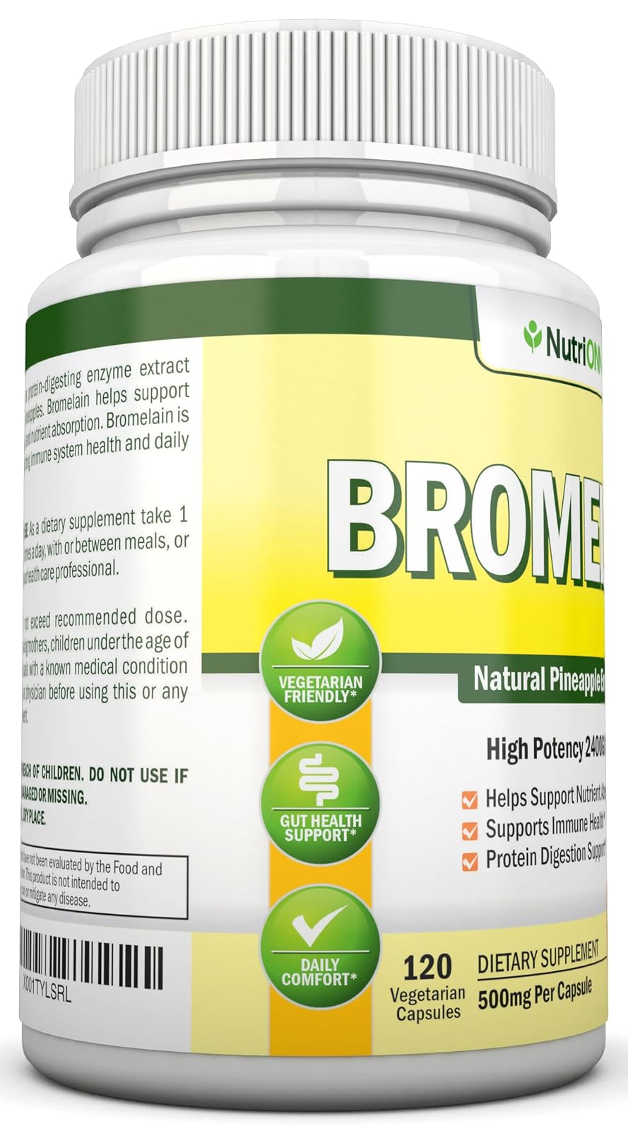 500 mg bromelain for gut health