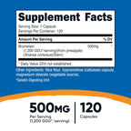 500 mg Bromelain vegetarian capsules