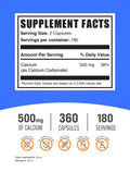 500 mg calcium carbonate for strong bones