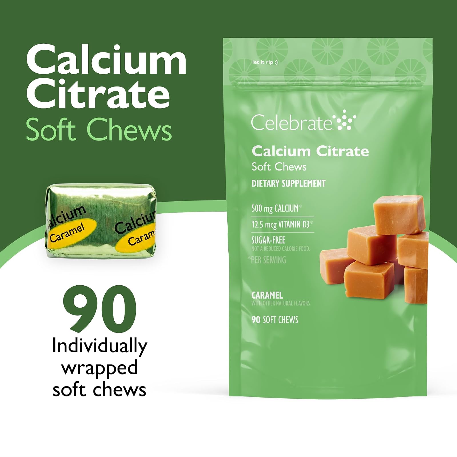 500 mg calcium chews for strong bones
