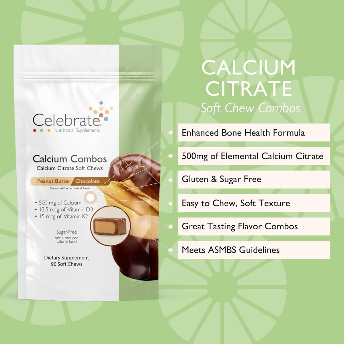 500 mg calcium chews for strong bones