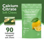 500 mg calcium citrate chews for bone health