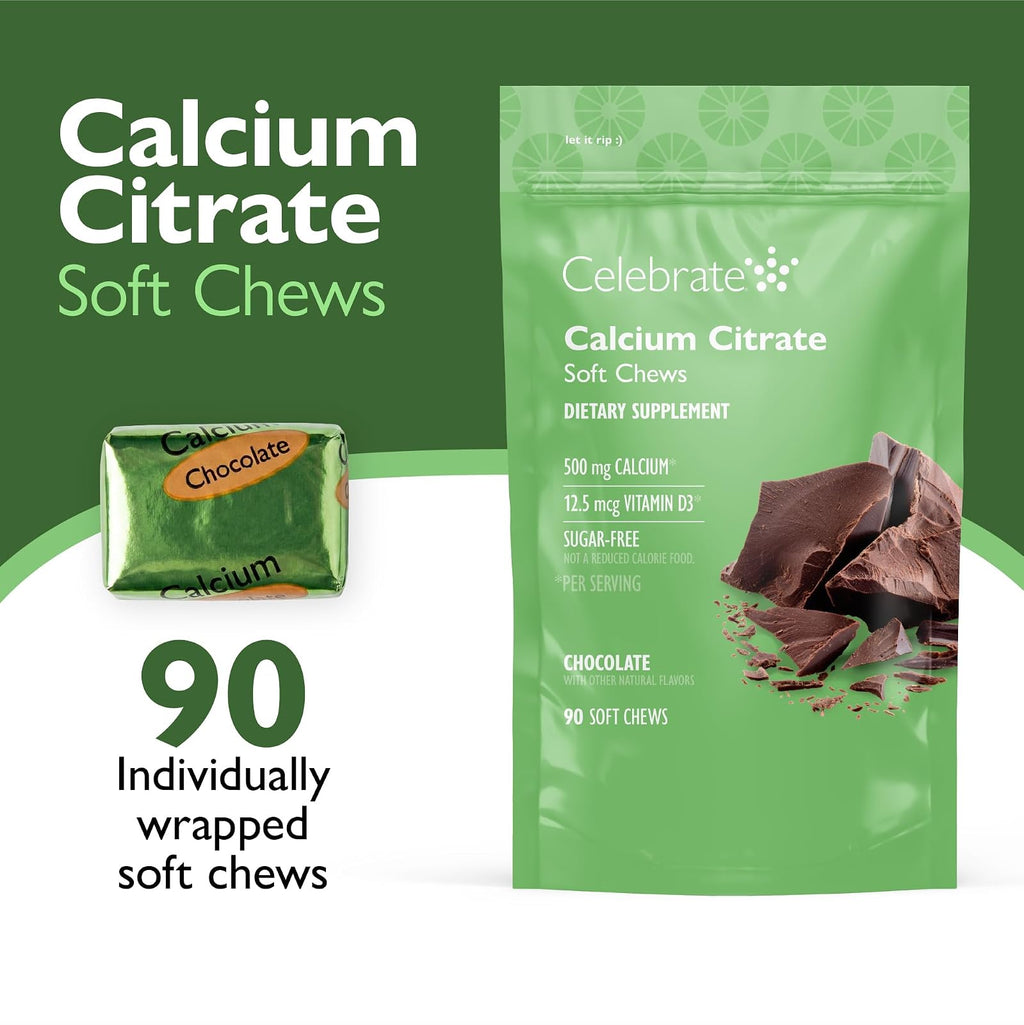 500 mg calcium citrate chews for strong bones
