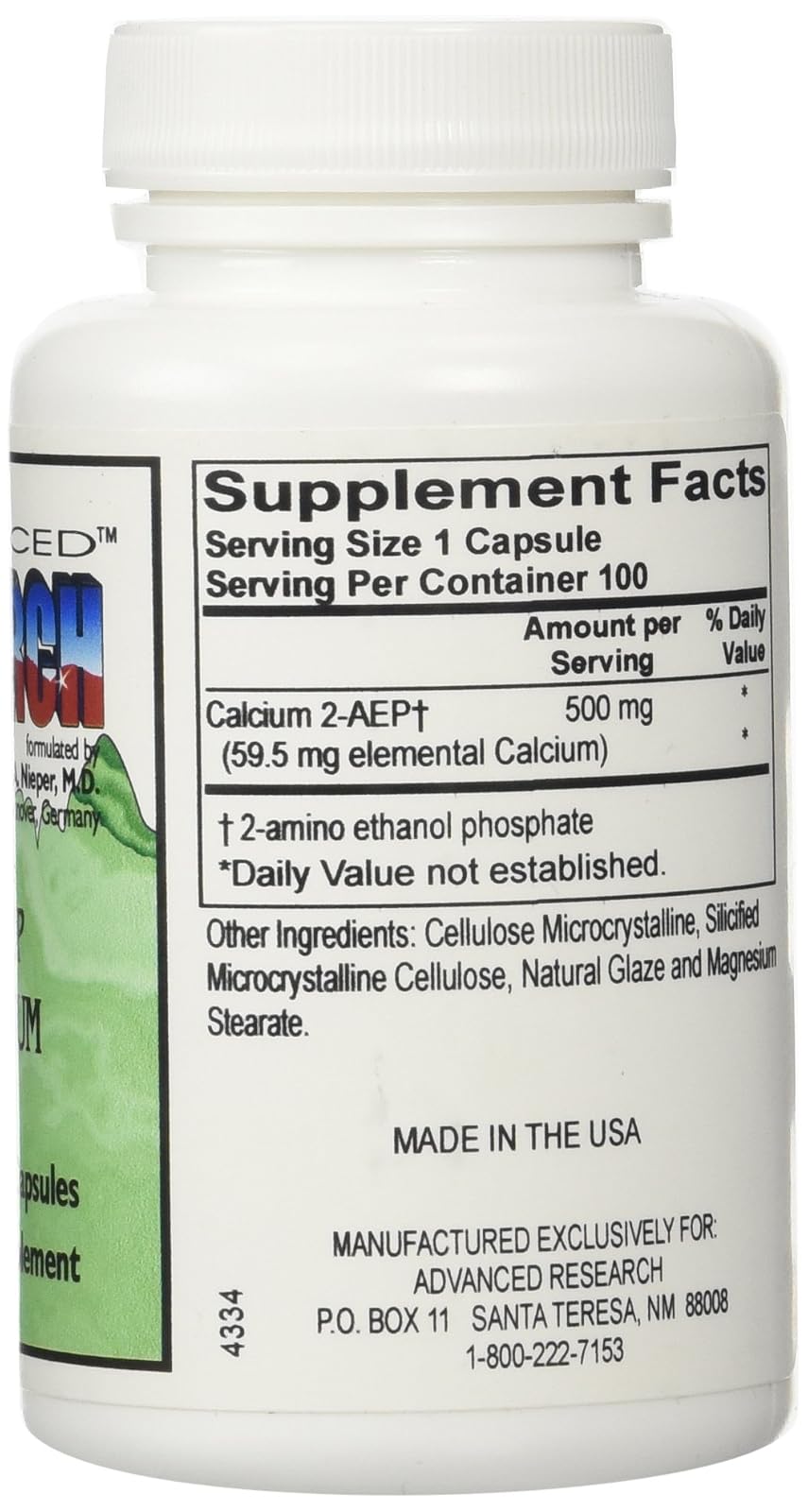 500 mg calcium citrate for bone health