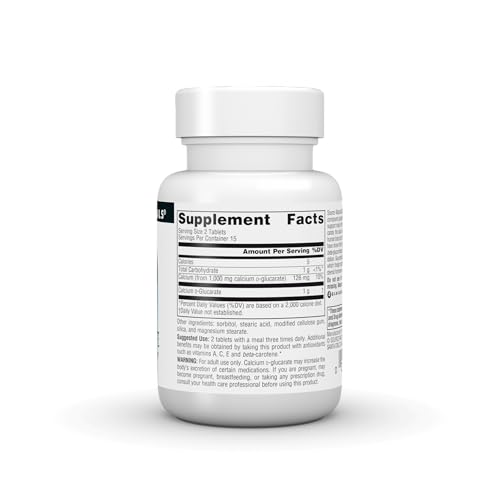 500 mg calcium D-glucarate dosage