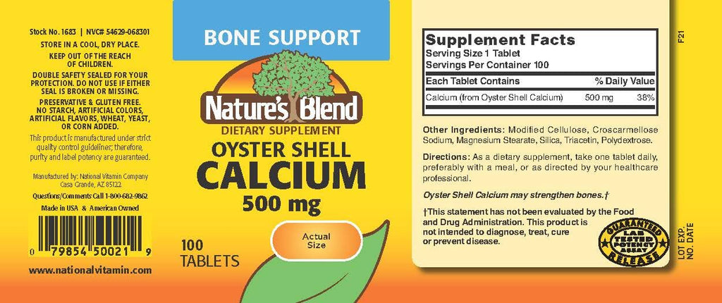 500 mg calcium for daily health