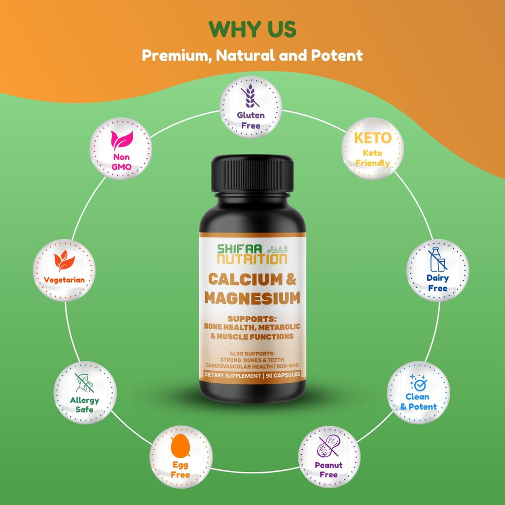 500 mg calcium magnesium for better absorption