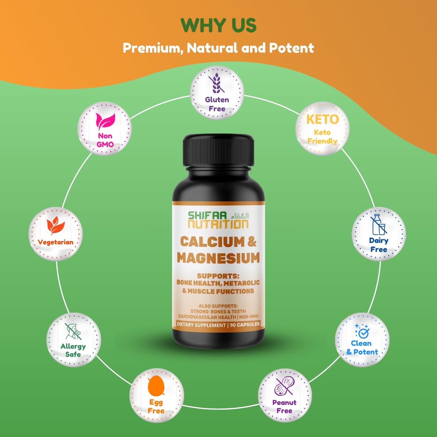 500 mg calcium magnesium for better absorption