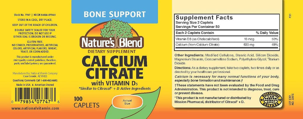 500 mg calcium with vitamin D3