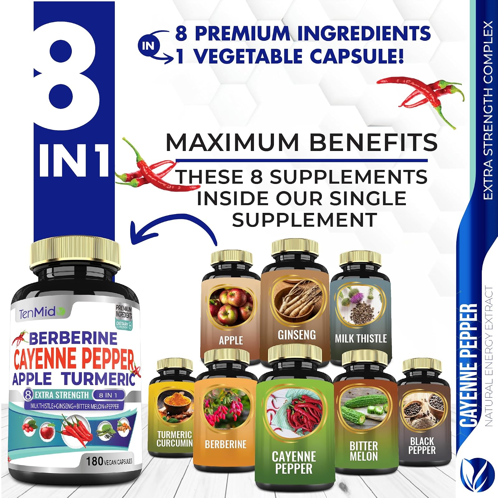 500 mg cayenne extract benefits