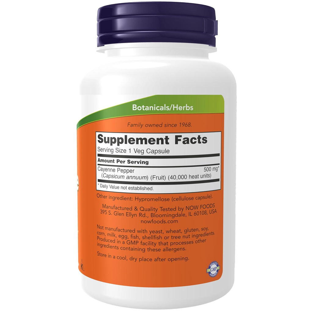 500 mg cayenne herbal supplement