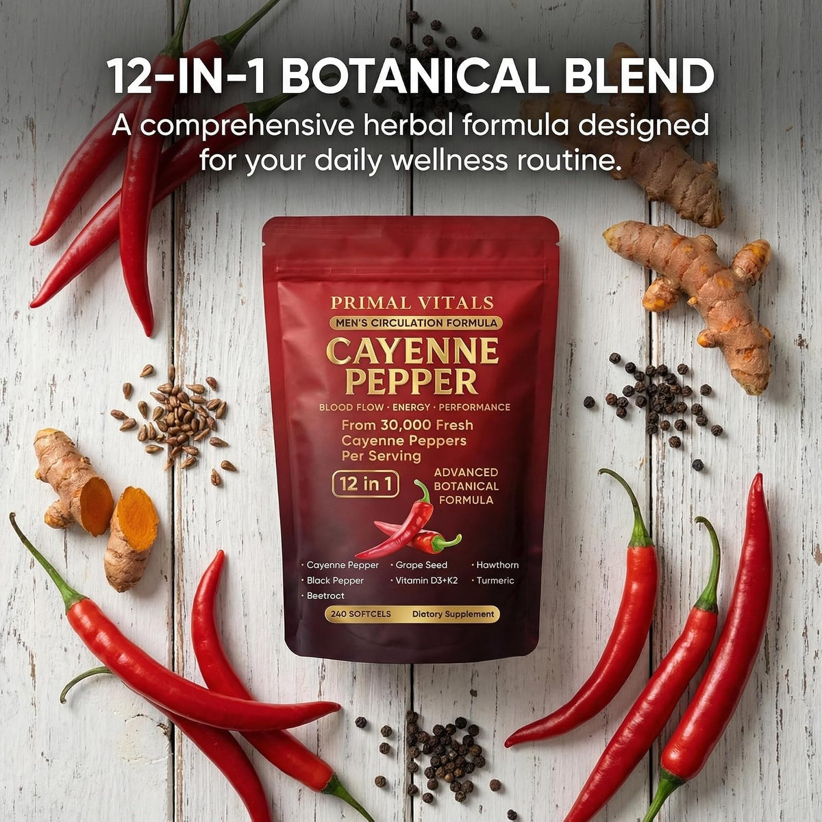 500 mg cayenne pepper softgels