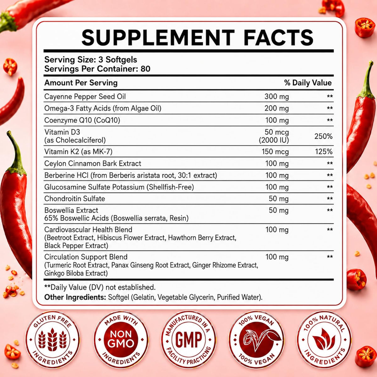 500 mg cayenne pepper supplement benefits