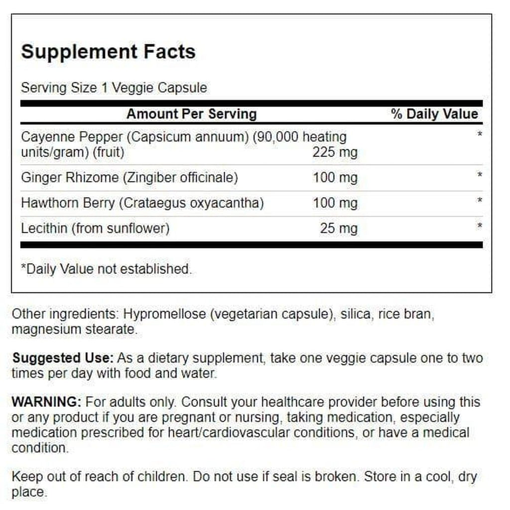 500 mg cayenne pepper supplement