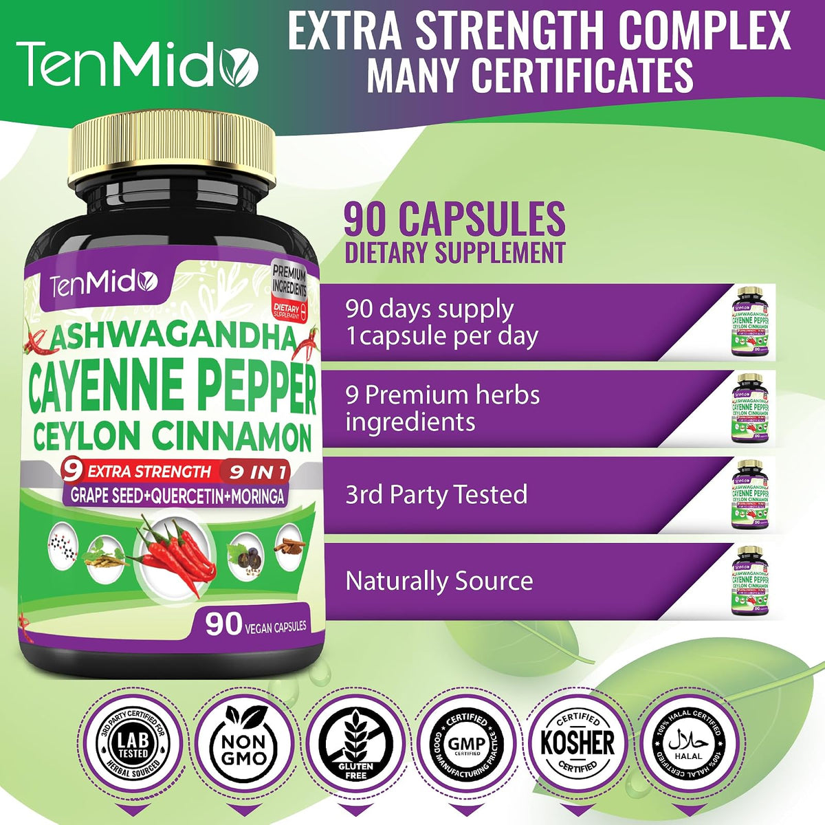 500 mg cayenne pepper supplement