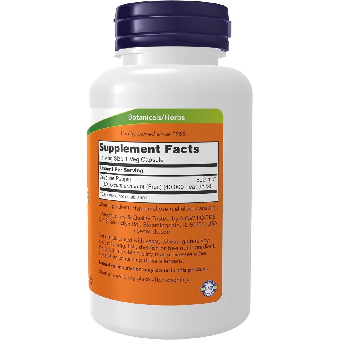 500 mg cayenne supplement for metabolism