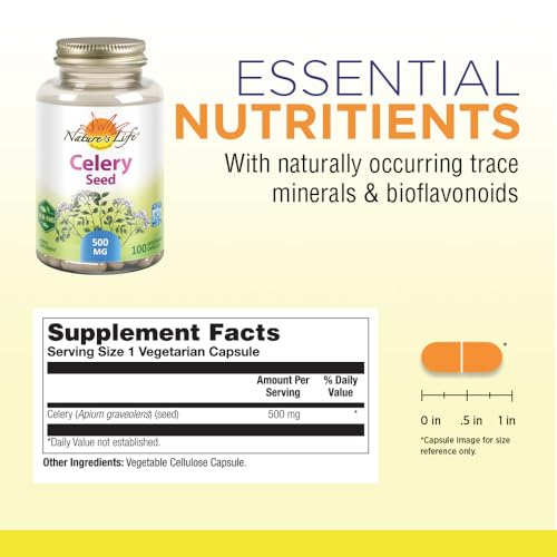 500 mg celery seed supplement