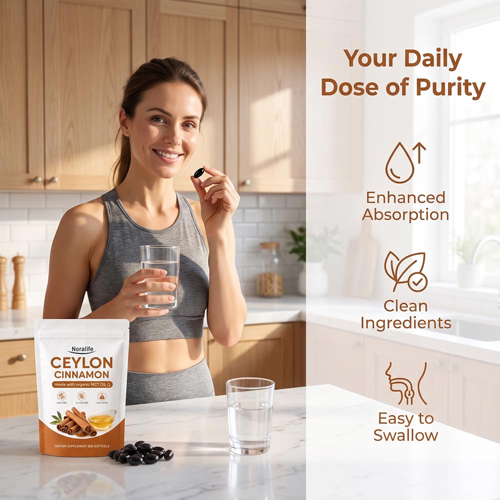 500 mg Ceylon cinnamon softgels