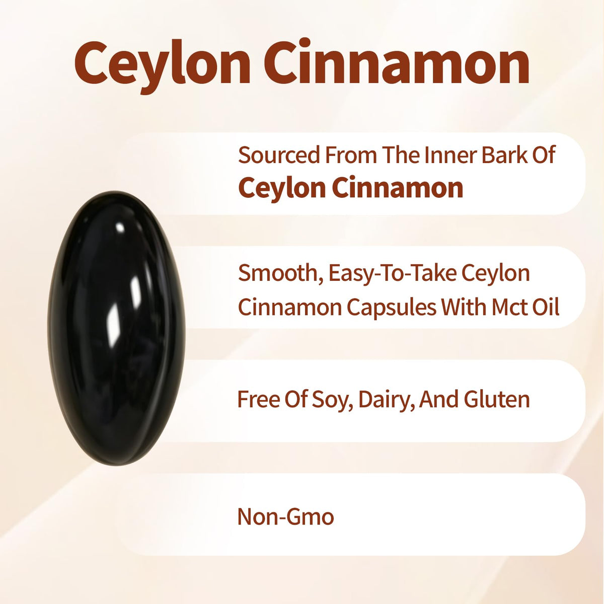 500 mg Ceylon cinnamon supplement
