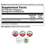 500 mg charcoal capsules for digestion