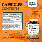 500 mg chicory root for digestion