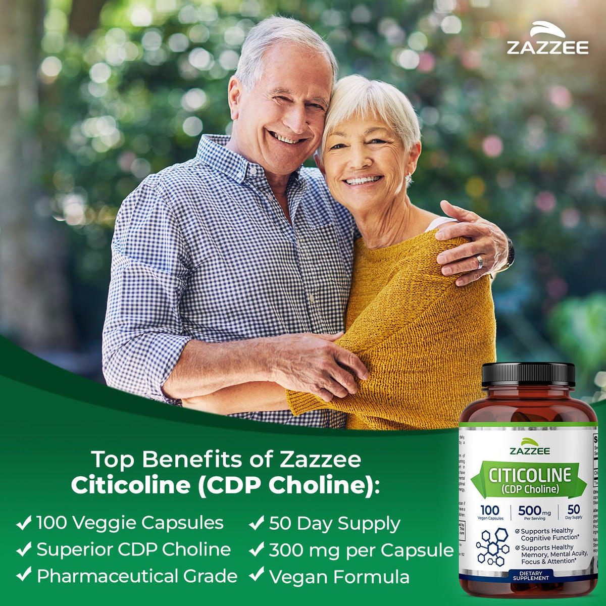 500 mg Citicoline for brain health