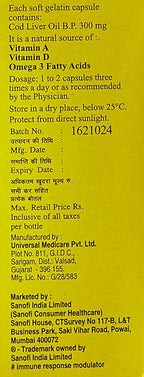 500 mg cod liver oil capsules