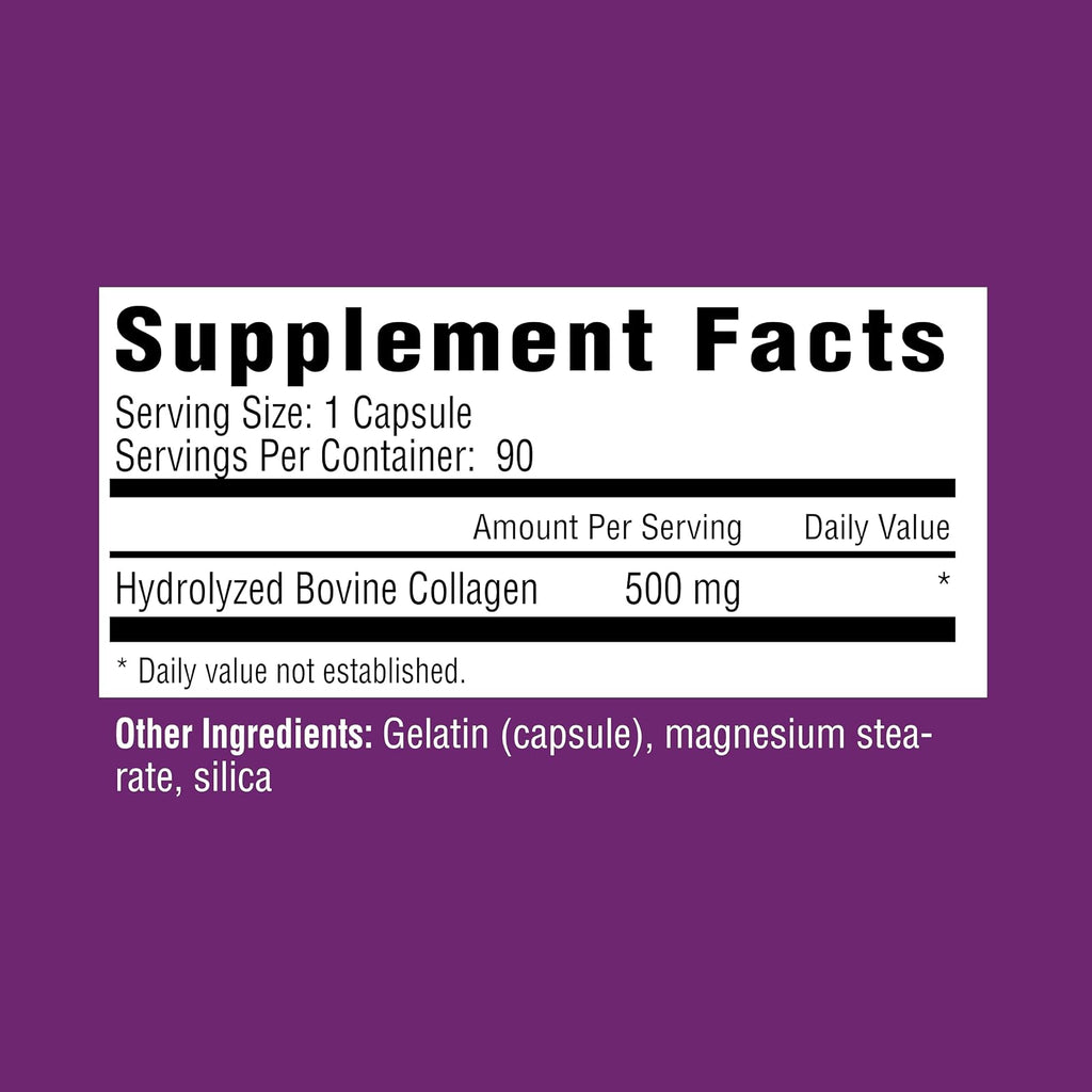 500 mg collagen for youthful appearance