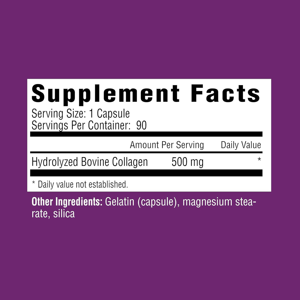 500 mg collagen for youthful appearance