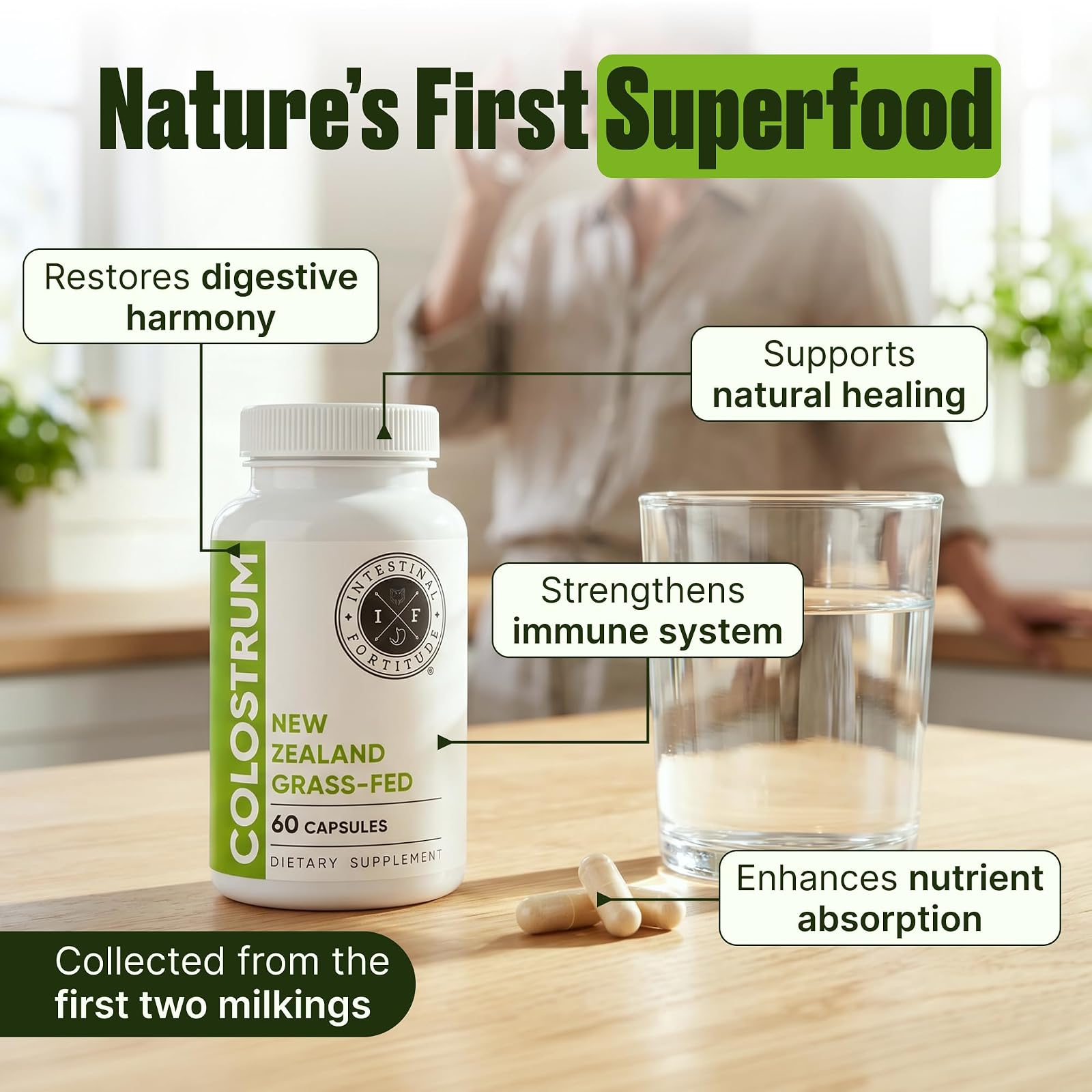 500 mg colostrum for immune support