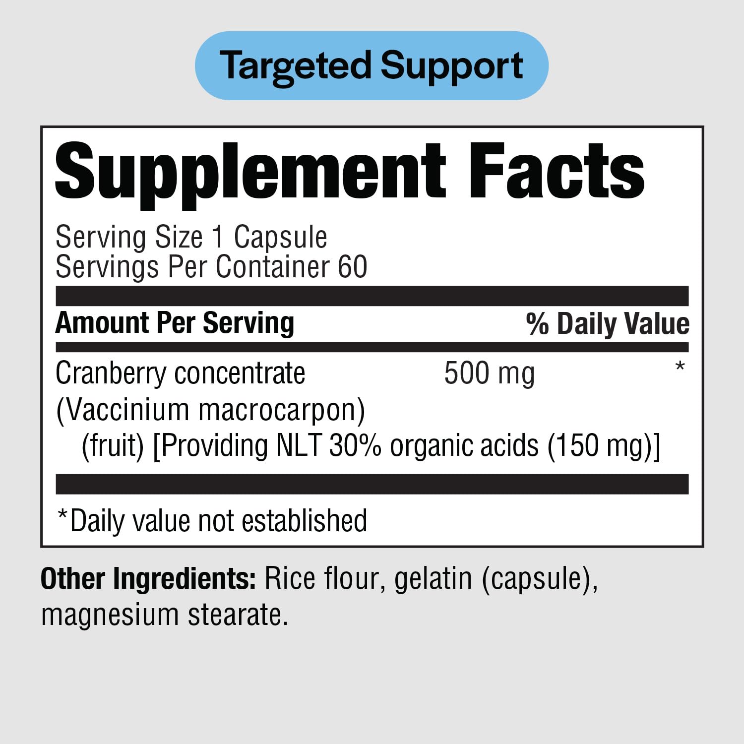500 mg cranberry capsules for wellness