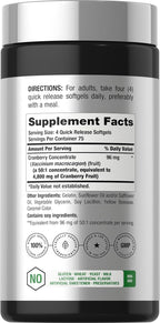 500 mg cranberry extract benefits