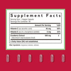 500 mg cranberry extract health benefits