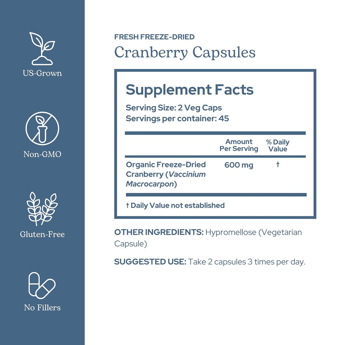 500 mg cranberry health benefits