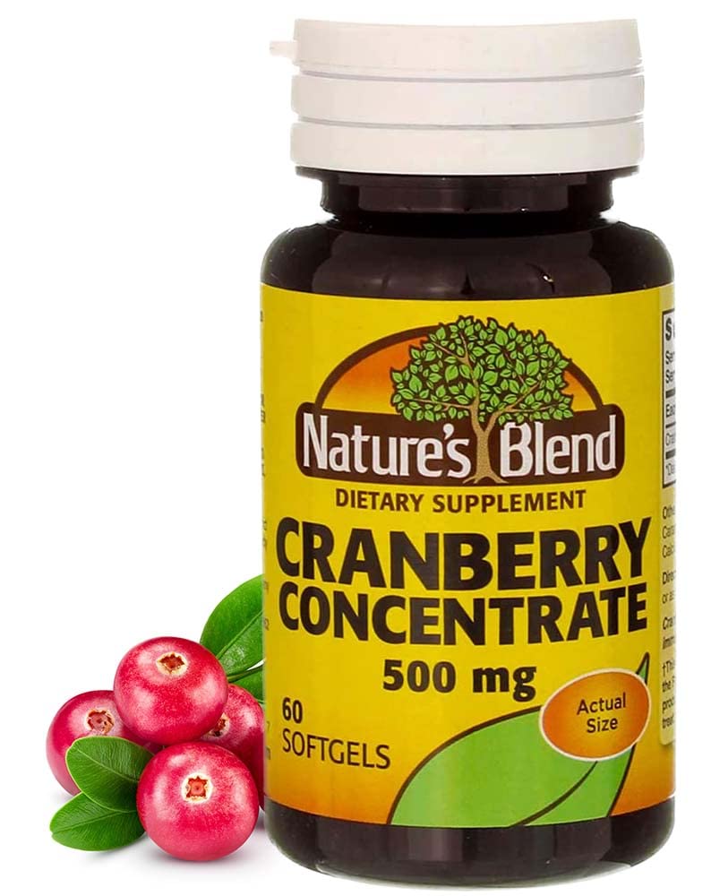 500 mg cranberry health supplement