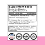 500 mg cranberry supplement for health