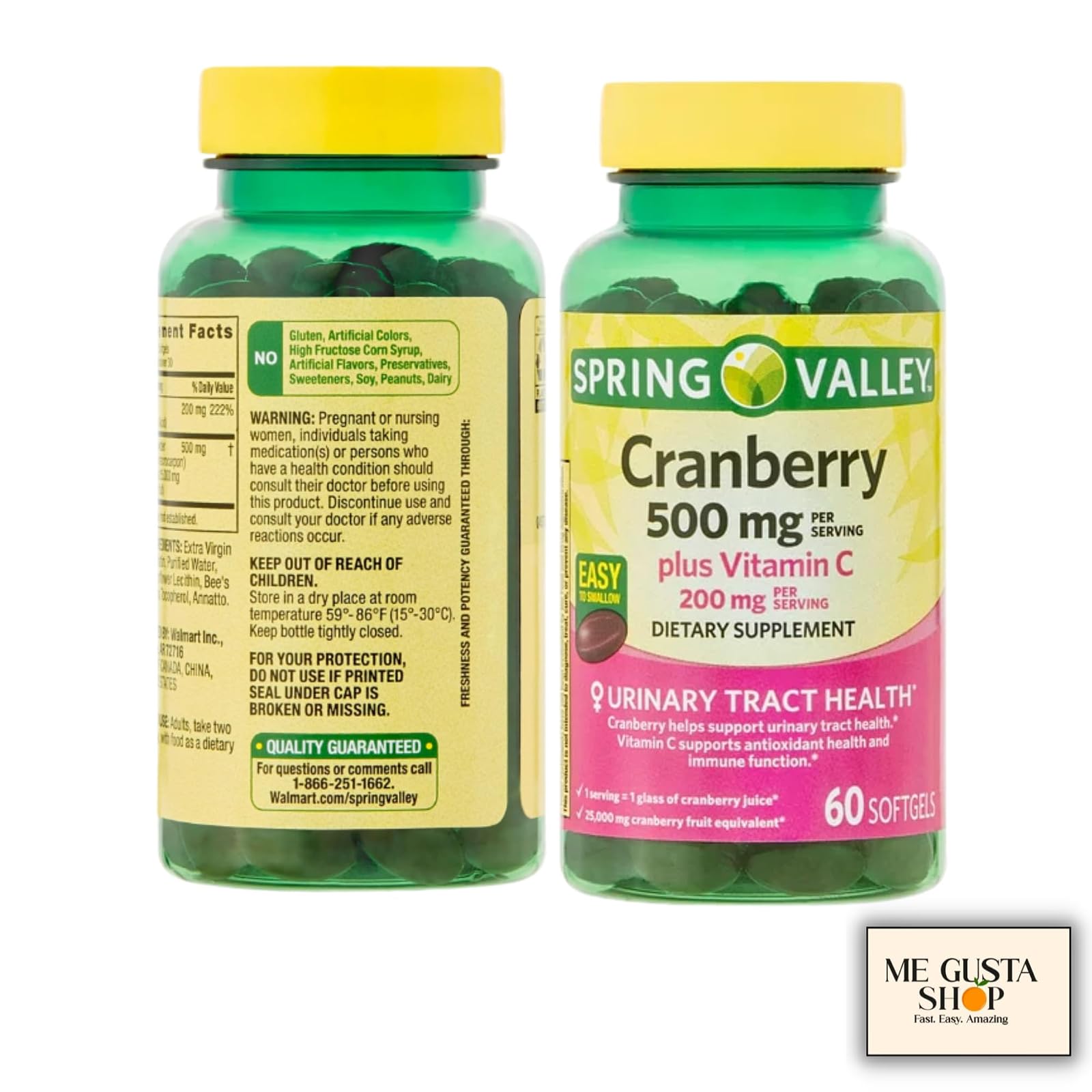 500 mg Cranberry supplement for wellness