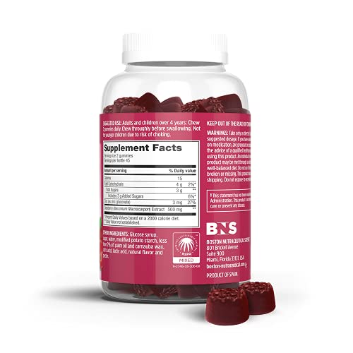 500 mg cranberry with zinc support