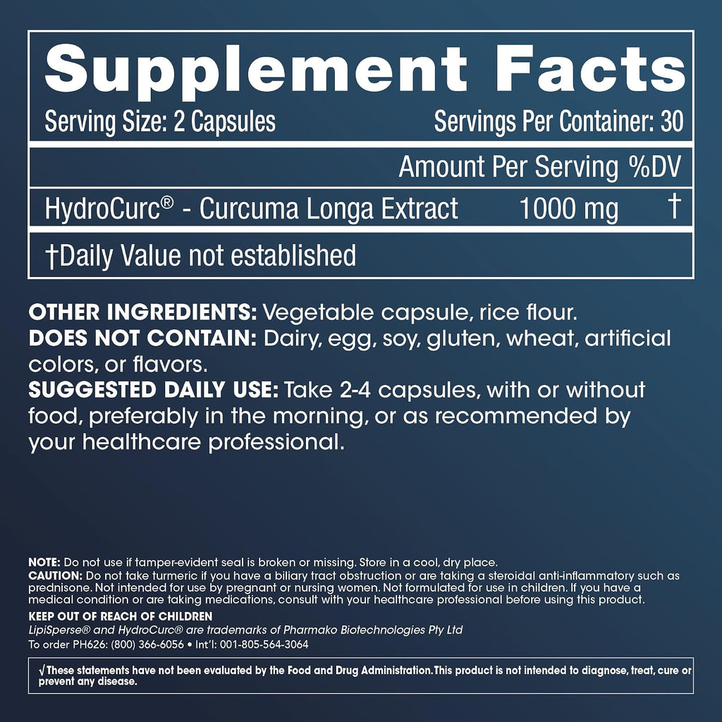 500 mg curcumin for inflammation relief