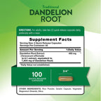 500 mg dandelion root supplement