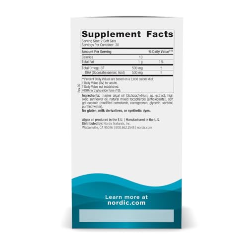 500 mg DHA softgels for health