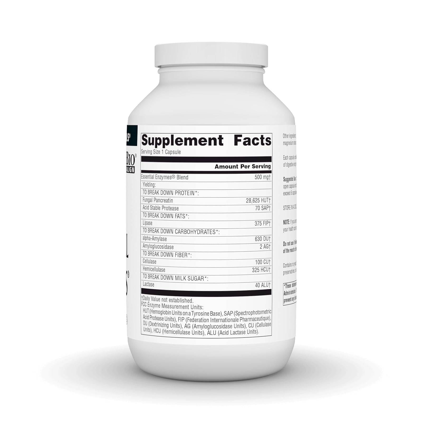 500 mg digestive enzymes capsules