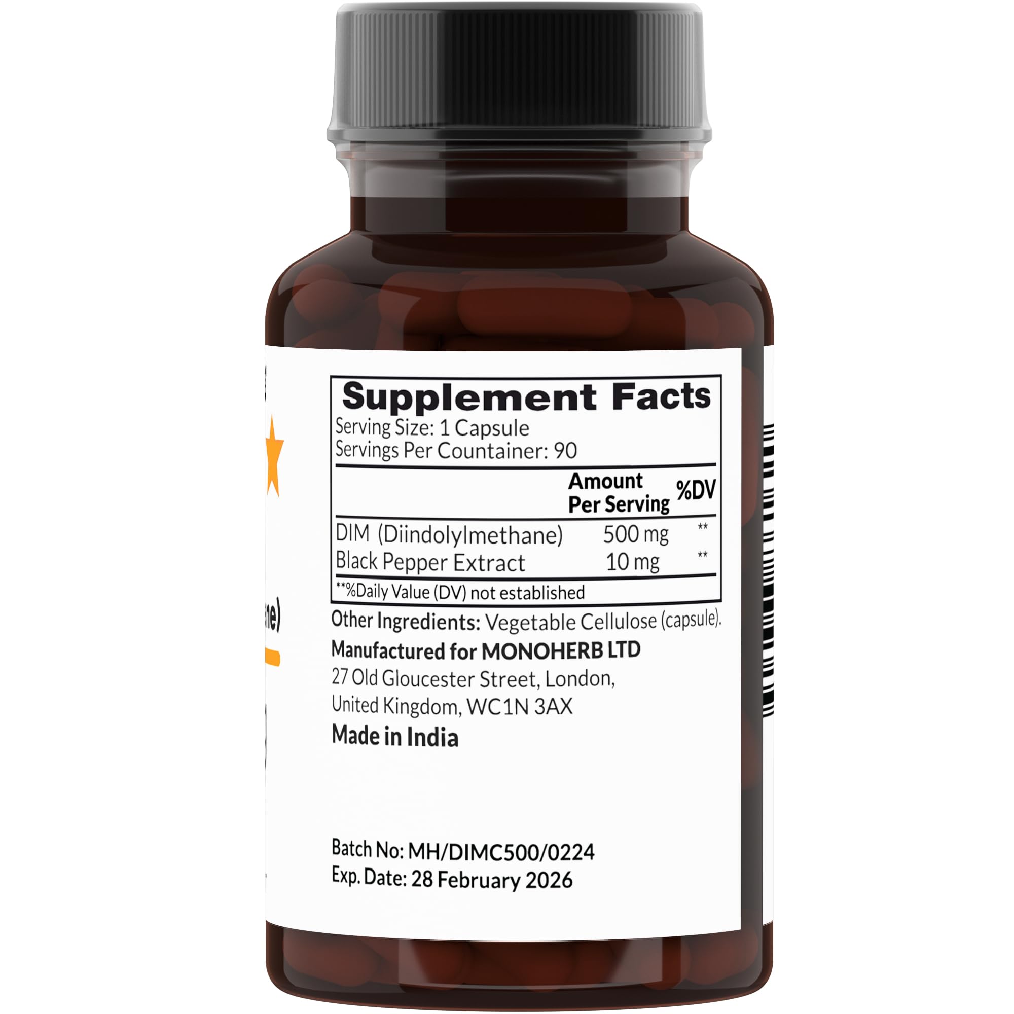 500 mg DIM for hormonal balance